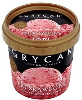 Grycan Lody truskawkowe 125 ml - Ceny i opinie - Ceneo.pl
