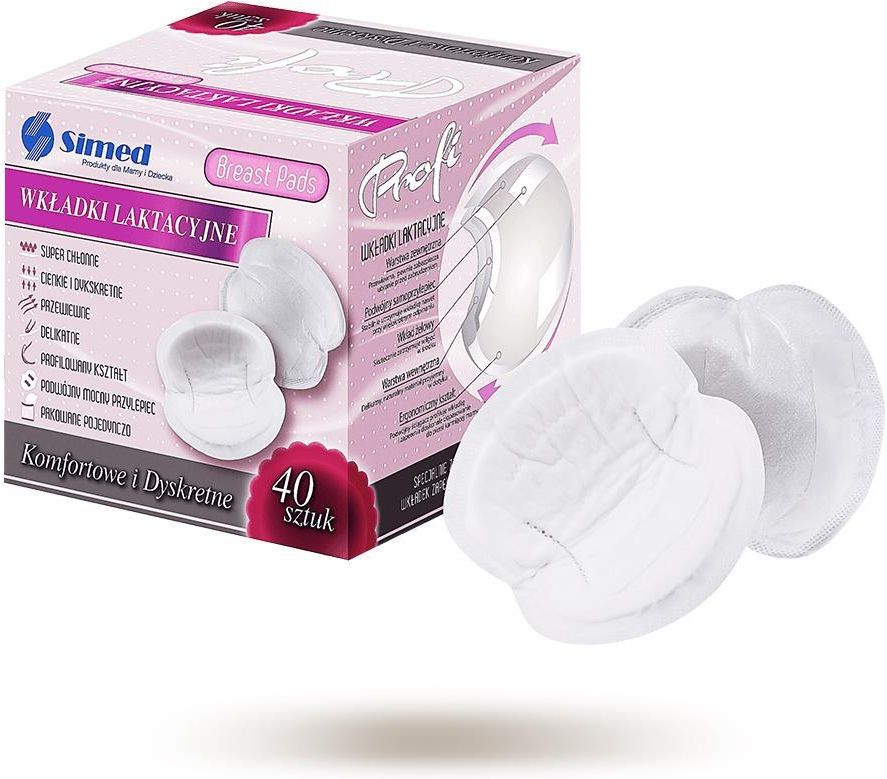 Simed Wkładki Laktacyjne Super Chłonne 40 Szt. - Ceny i opinie - Ceneo.pl