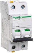 Bezpiecznik Schneider Wyłącznik nadprądowy 2P B 6A 6kA AC iC60N A9F06206 - Opinie i ceny na Ceneo.pl