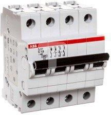 Bezpiecznik ABB Wyłącznik nadprądowy 4P C 1,6A 6kA AC S204-C1,6 2CDS254001R0974 - Opinie i ceny ...