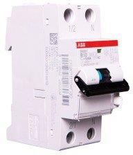 Bezpiecznik ABB Wyłącznik różnicowo-nadprądowy 2P 10A B 0,03A typ AC 6kA DS201 AC-B10/0,03 ...