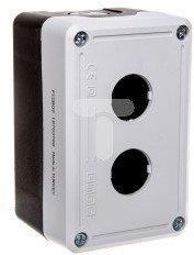 Emas Kaseta sterownicza 2-otworowa fi22 pusta czarno-szara IP65 T0 ...