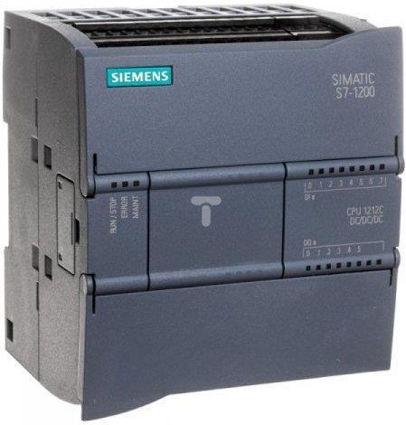 Siemens Moduł podstawowy PLC CPU 1212C 8WE 6WY+2WE analogowe 24V DC ...