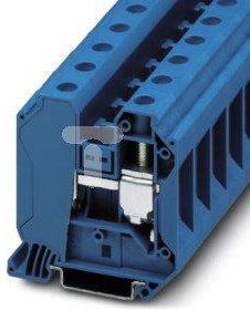 Phoenix Złączka szynowa 2-przewodowa 35mm2 niebieska Ex UT 35 BU ...
