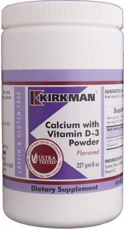 Kirkman Calcium with Vitamin D3 Powder Flavored 227g - Opinie i ceny na ...