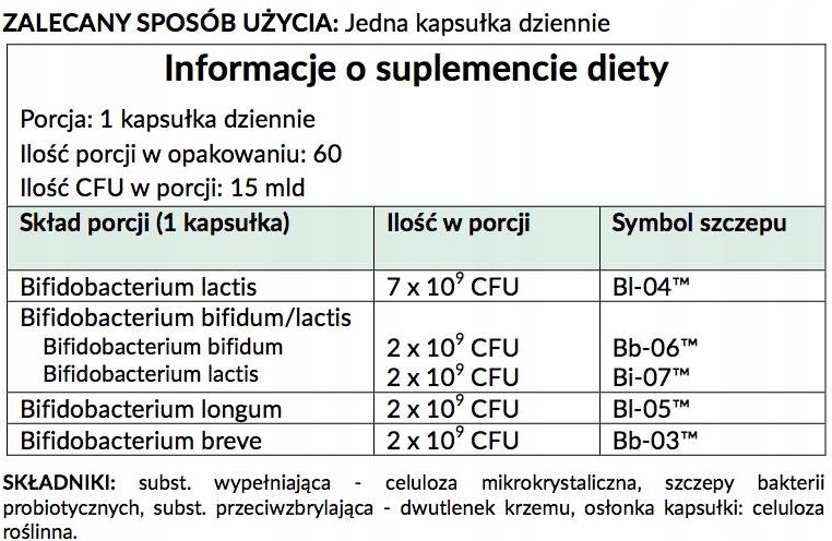 Kirkman Bifido Complex Advanced Formula Hypoallergenic 60 kaps. Probiotyki - Opinie i ceny na ...
