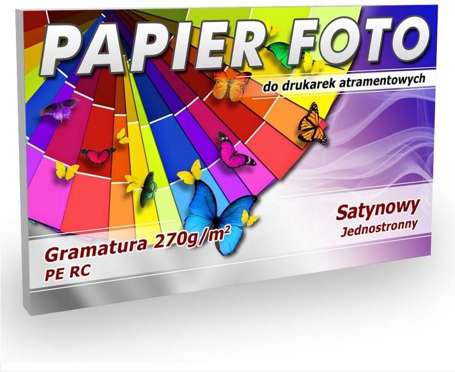 Papier fotograficzny PapierDoZdjęć Papier Foto A5 270g/m2 50ark Satynowy PE RC (PF270SATPEA5 ...
