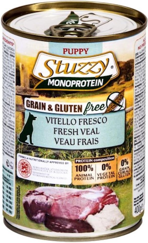 Karma Stuzzy Monoprotein Puppy Veal Cielęcina Dla Szczeniąt 400G - Ceny i opinie - Ceneo.pl
