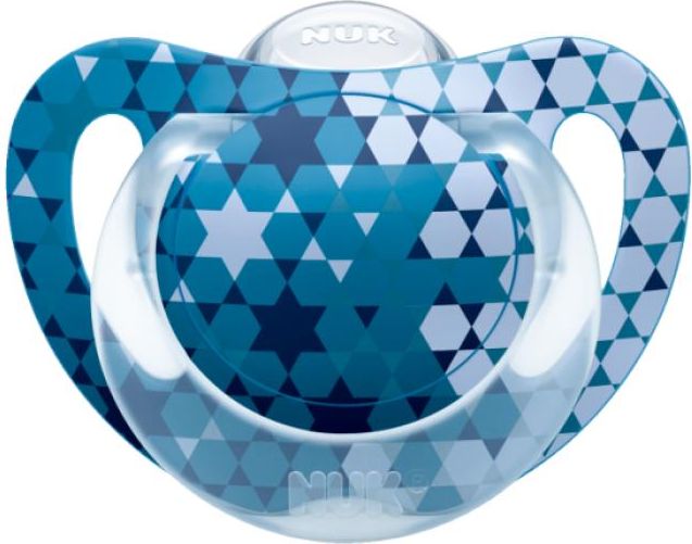 Nuk Smoczek Uspokajający Silikonowy Genius 6-18M Niebieski 735965 - Ceny i opinie - Ceneo.pl