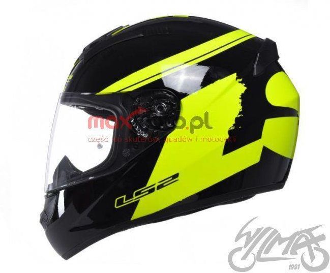 Kask motocyklowy Ls2 Ff352 Rookie Fluo Black Hi-Vis Yellow - Opinie i ...
