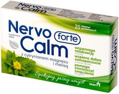Lek na układ nerwowy Tabletki NervoCalm Forte 20 szt. - Opinie i ceny ...