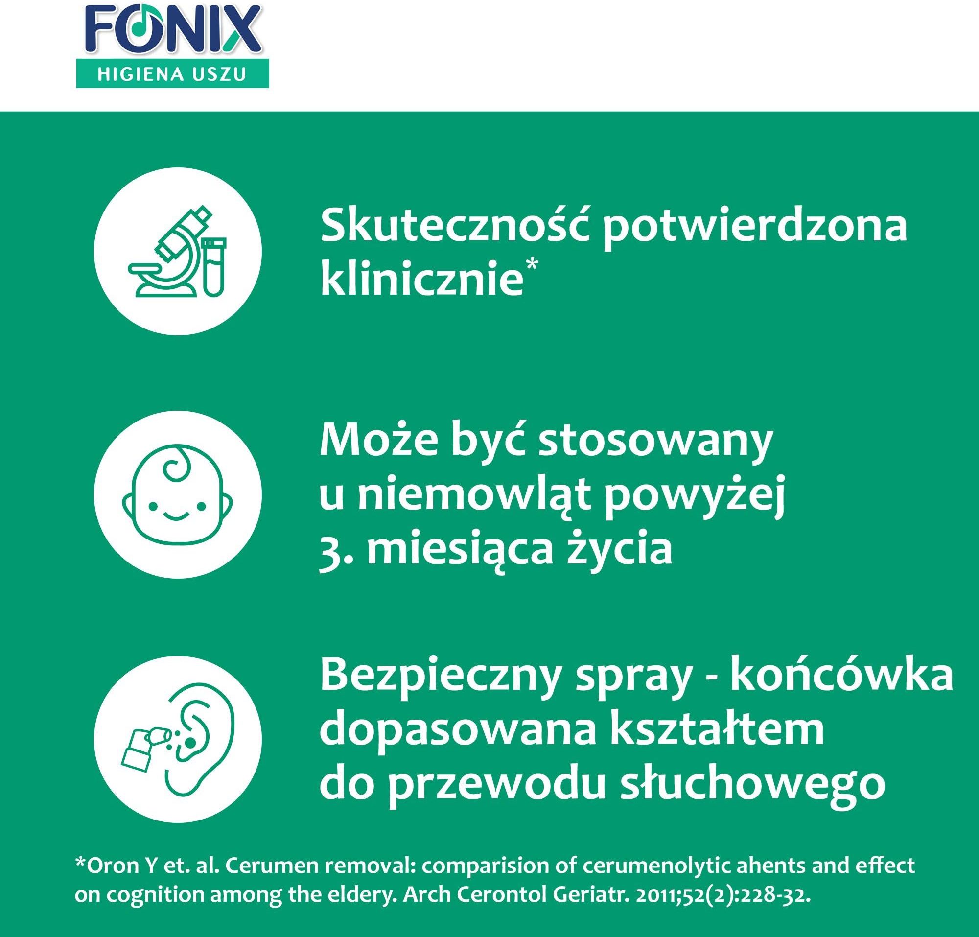 Fonix Higiena uszu spray 30 ml - Opinie i ceny na Ceneo.pl