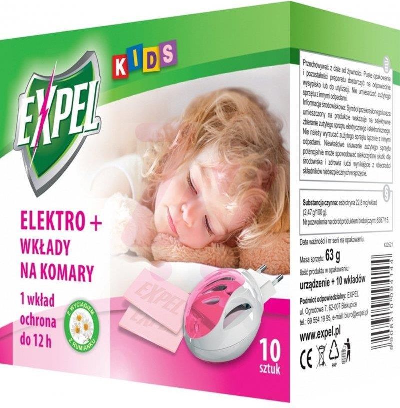 Expel Kids Elektrofumigator + Wkłady Wymienne 10 Sztuk - Ceny i opinie ...