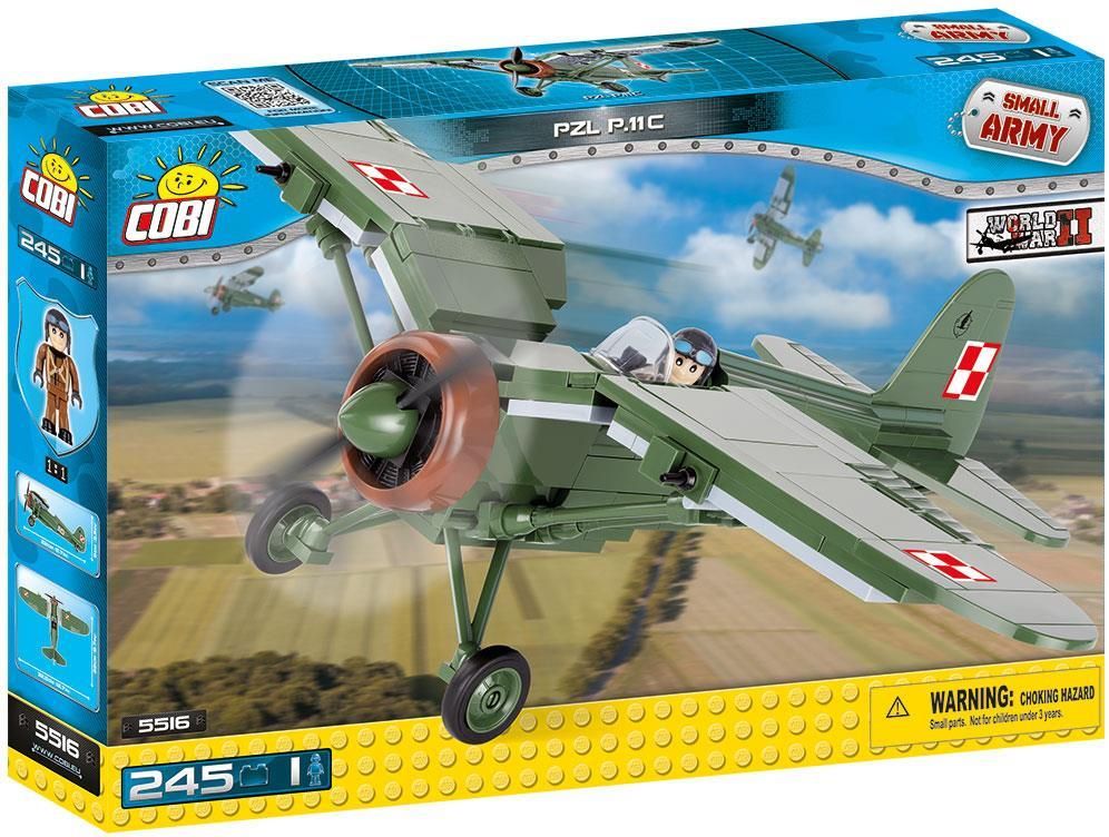 Cobi Small Army Polski samolot myśliwski PZL P11C (5516) - ceny i ...