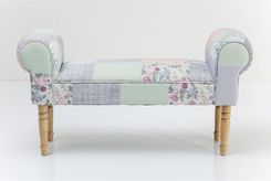 Kare Design Ławka Wing Patchwork Powder (81783) - Opinie i atrakcyjne ceny na Ceneo.pl