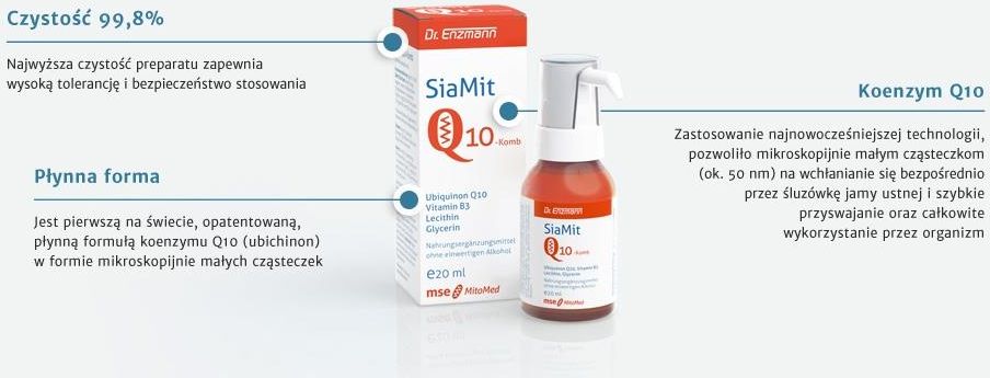 Mito Pharma SIAMIT Q10 Komb 20ml - Opinie i ceny na Ceneo.pl