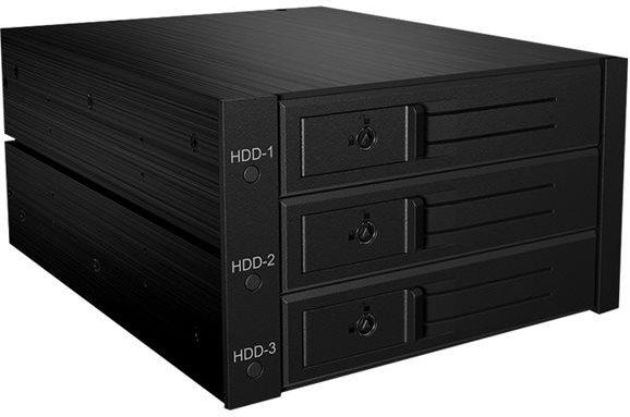Icy Box Backplane 3x 3.5 HDD SATA I/II/III i SAS HDD IB-563SSK (56003 ...