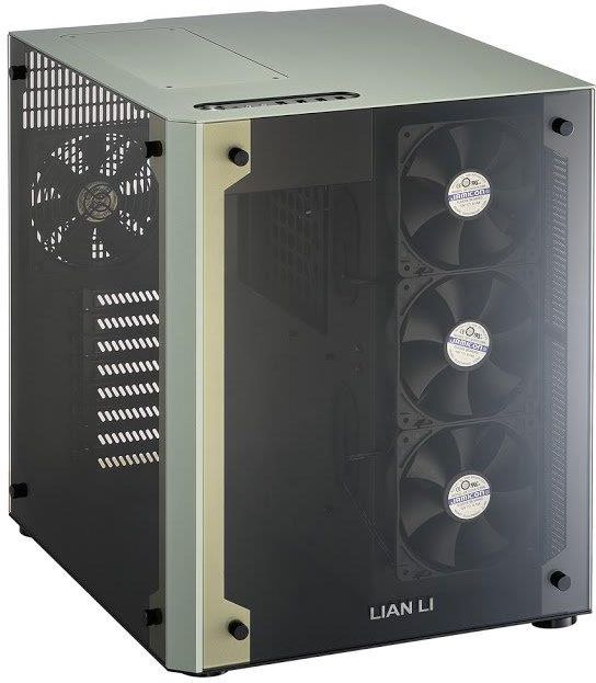 Obudowa komputerowa Lian Li PC-08 Midi-Tower Zielony Okno (PCO8WGN ...