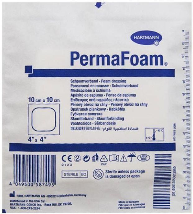 Paul Hartmann PermaFoam Cavity opatrunek jałowy 10 cmx10 cm 1 szt ...