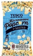 Tesco Popcorn Solony Do Kuchenki Mikrofalowej 100 G - Ceny i opinie ...