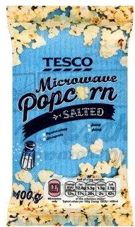 Tesco Popcorn Solony Do Kuchenki Mikrofalowej 100 G - Ceny i opinie ...