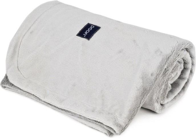 Poofi kocyk minky 125x85 cm szary - Ceny i opinie - Ceneo.pl