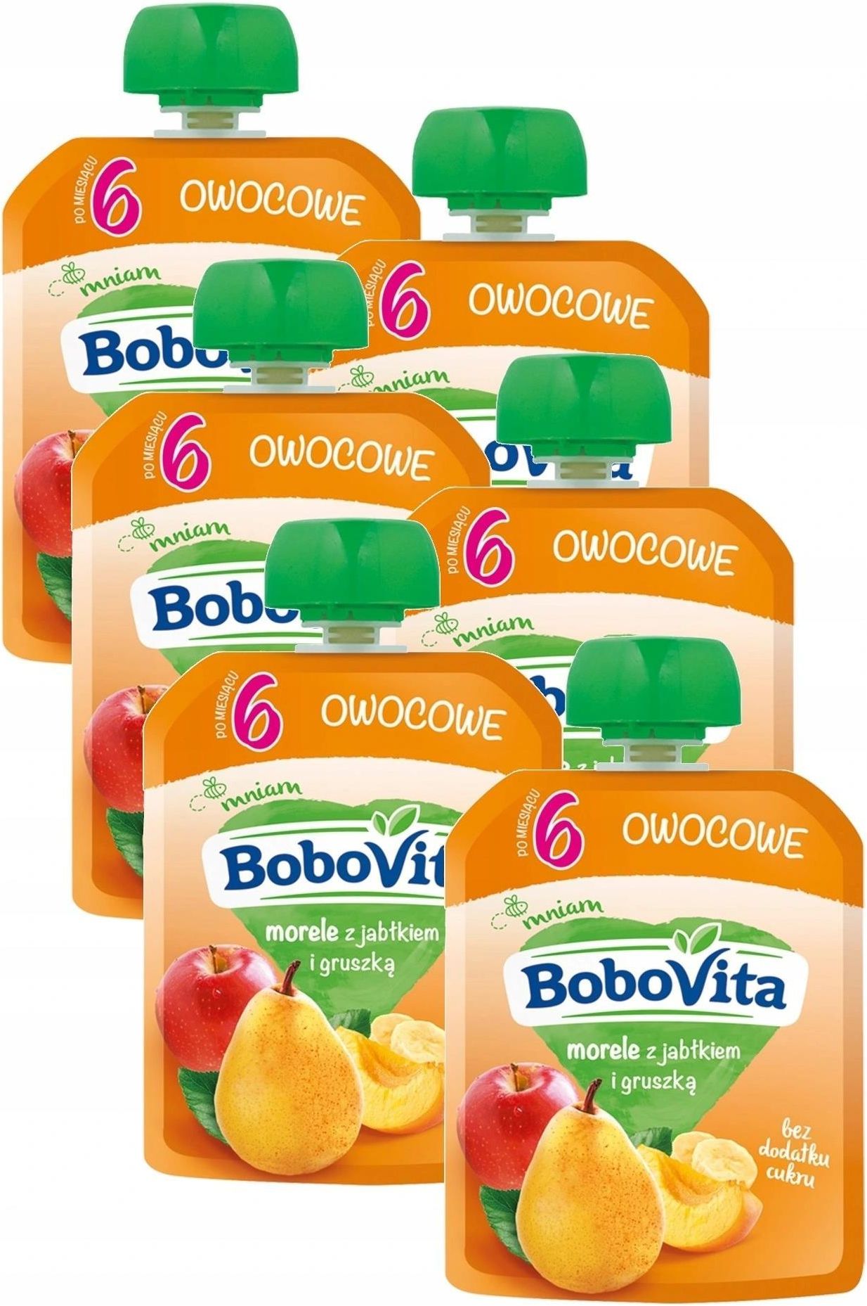 BoboVita PRZYJACIELE Pierwsza Łyżeczka Owoce z gruszką po 6 M. tubka ...