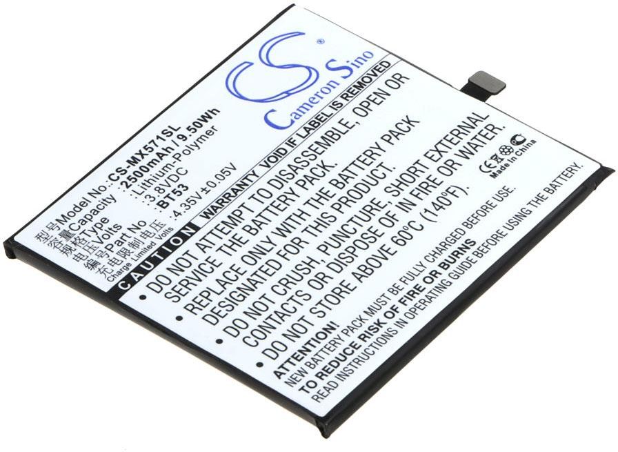 Bateria Cameron Sino Meizu M570C / Bt53 2500Mah 9.50Wh Li-Polymer 3.8V (CSMX571SL) - Opinie i ...
