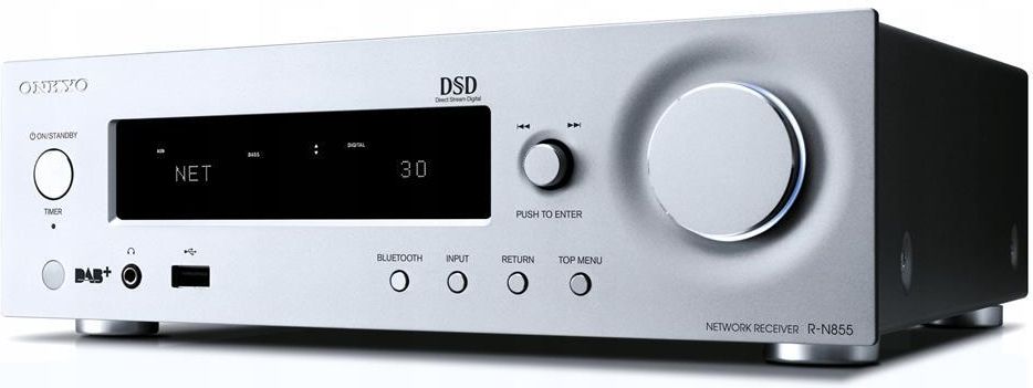 Amplituner Onkyo R-N855 srebrny - Opinie i ceny na Ceneo.pl