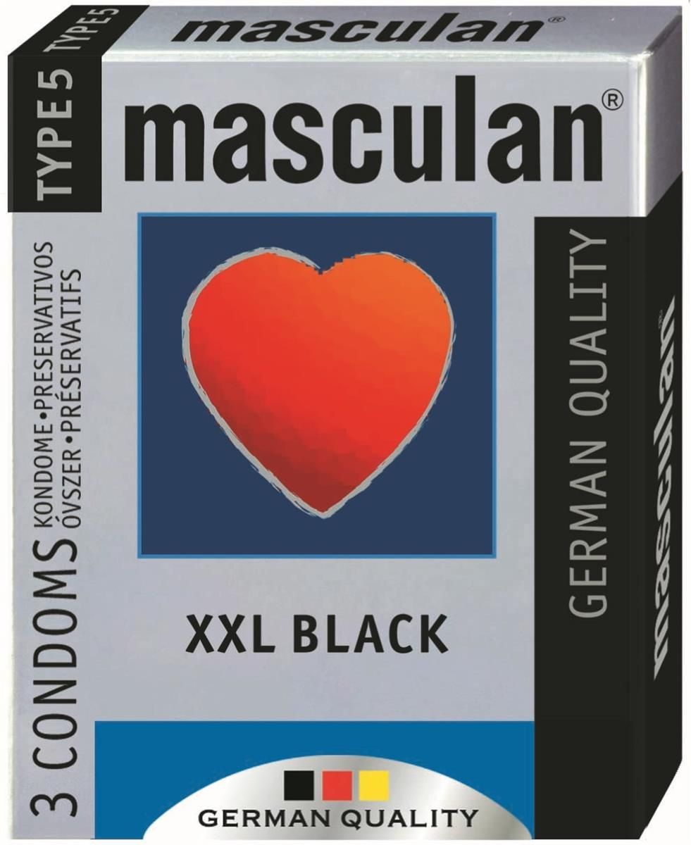 Masculan XXL Black Prezerwatywy 3 szt. - Ceneo.pl