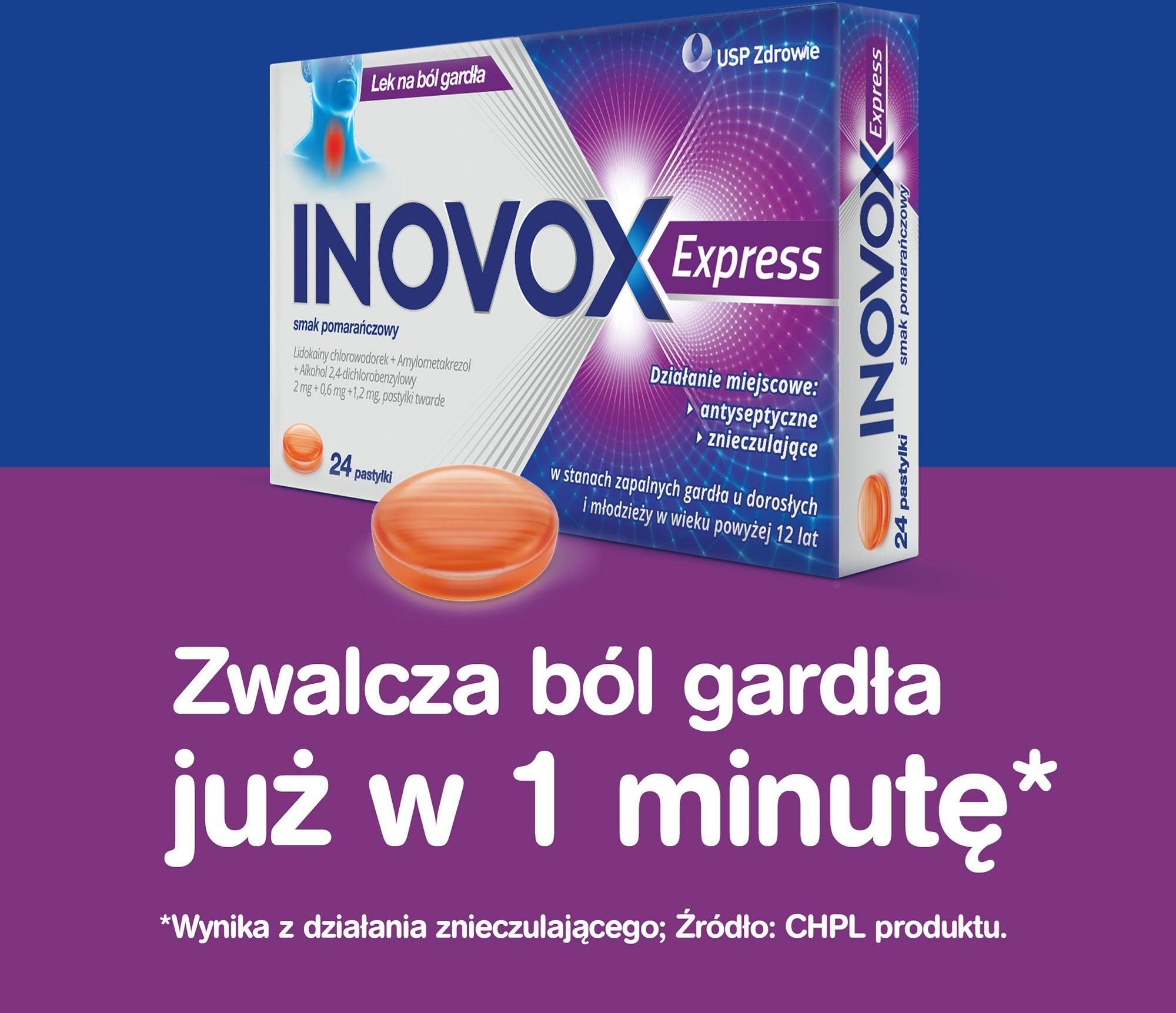 Inovox Express pomarańczowy 24 past. do ssania - Opinie i ceny na Ceneo.pl