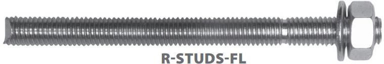 Koelner Rawlplug Pręt gwintowany do kotew płaski ocynkowany M12x190mm ...