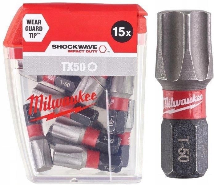 Milwaukee Torx T50x25mm 15szt. 4932430892 - Opinie i ceny na Ceneo.pl
