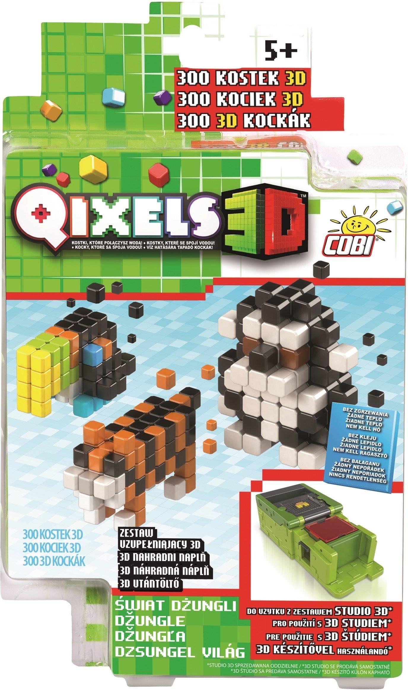 Moose QIXELS 3D pixele zestaw uzupełniający DŻUNGLA MO87045A - Ceny i opinie - Ceneo.pl