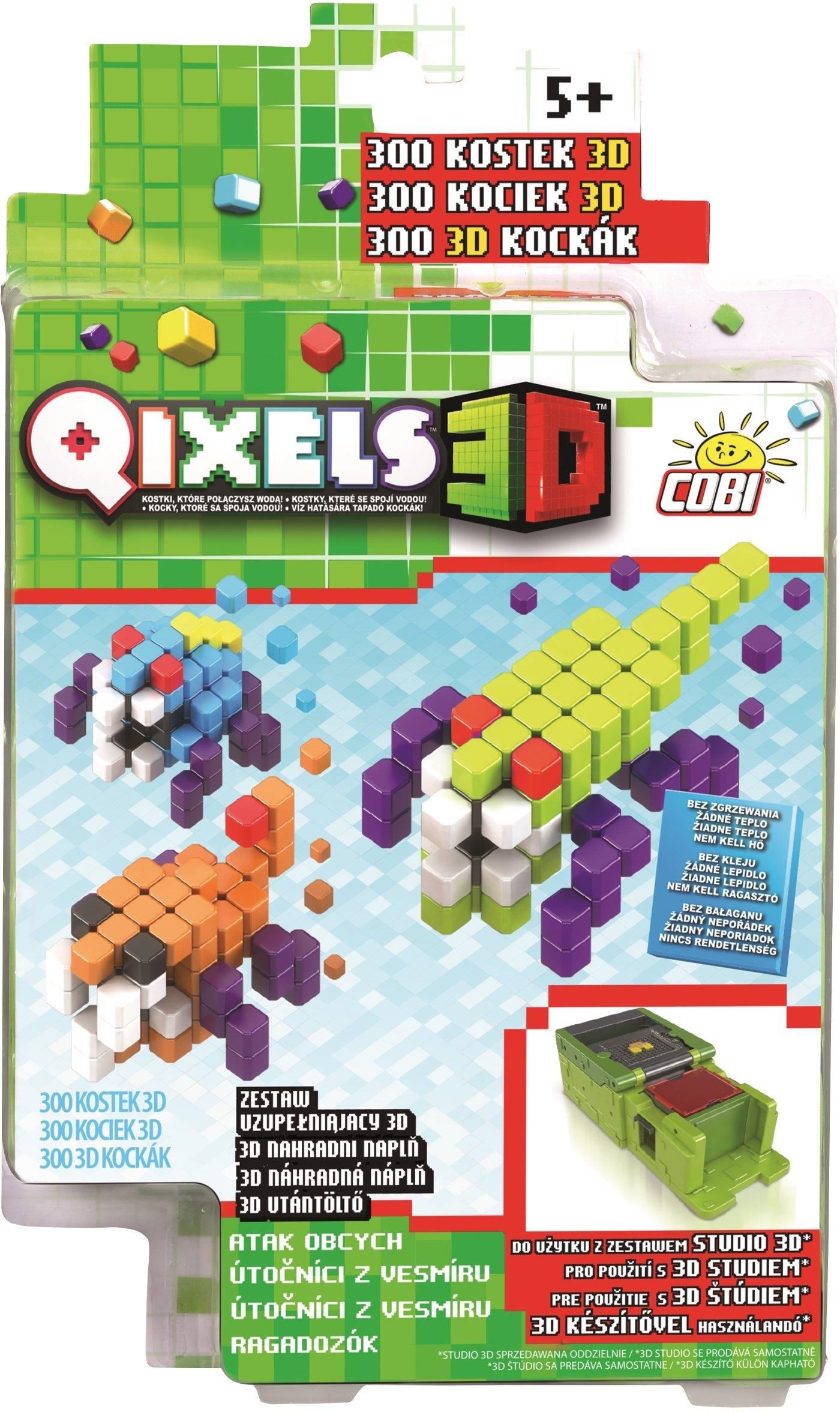 Moose QIXELS 3D pixele zestaw uzupełniający OBCY MO87045E - Ceny i opinie - Ceneo.pl
