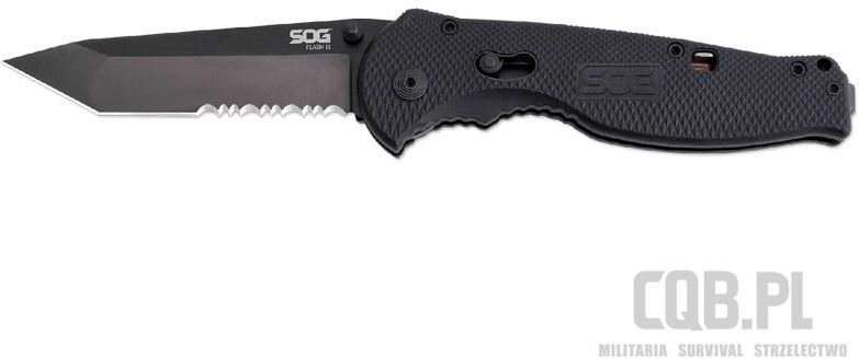 SOG Nóż Flash II Tanto Black TFSAT98-CP - Ceny i opinie - Ceneo.pl