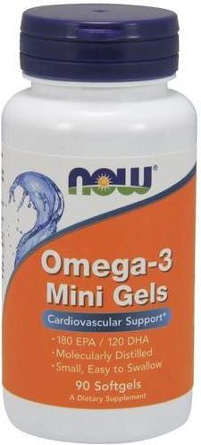 Now Foods Omega 3 Mini Gels 90 kaps. - Opinie i ceny na Ceneo.pl