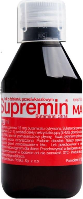 Supremin Max 1,5Mg/Ml Syrop 150Ml - Opinie i ceny na Ceneo.pl