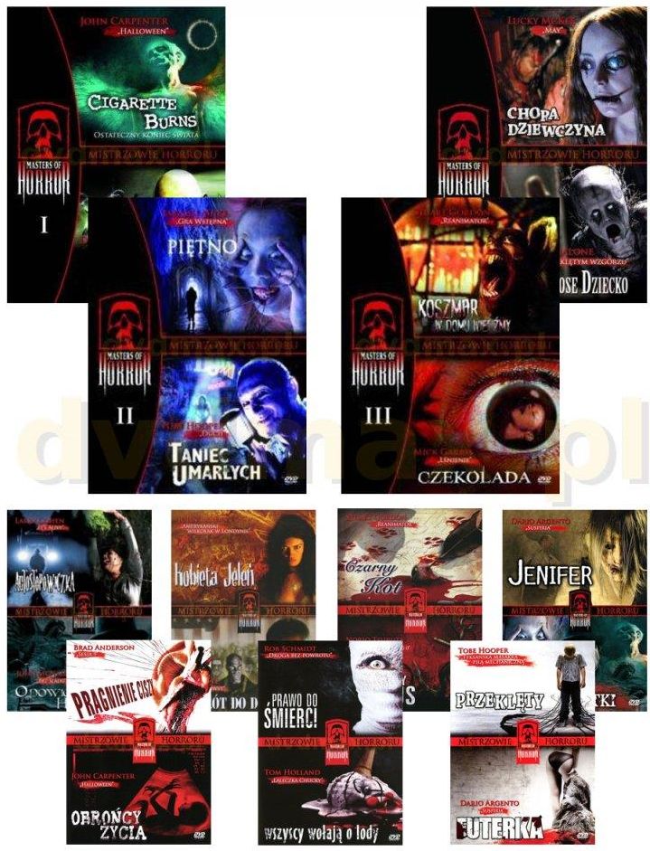 Film DVD Mistrzowie horroru Kolekcja seria 1 + 2 Pakiet [13DVD] - Ceny i opinie - Ceneo.pl