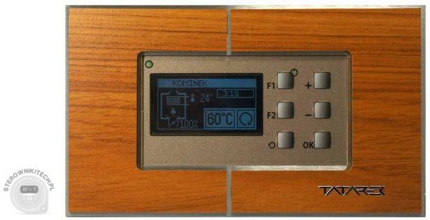 Tatarek Regulator RT-08G TITANIUM Wood Line 1 + Przepustnica powietrza ...