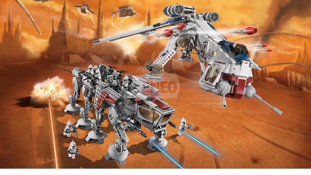 LEGO 10195 Republic Dropship With At Ot Walker - ceny i opinie - Ceneo.pl