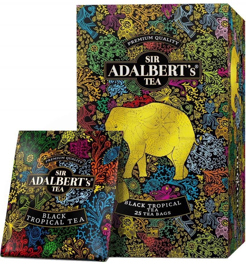 Herbata Sir Adalbert'S Black Tropical Tea 25 Torebek 50g - Ceny i ...