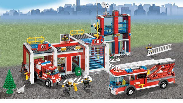 LEGO City 7208 Remiza - Ceny i opinie - Ceneo.pl