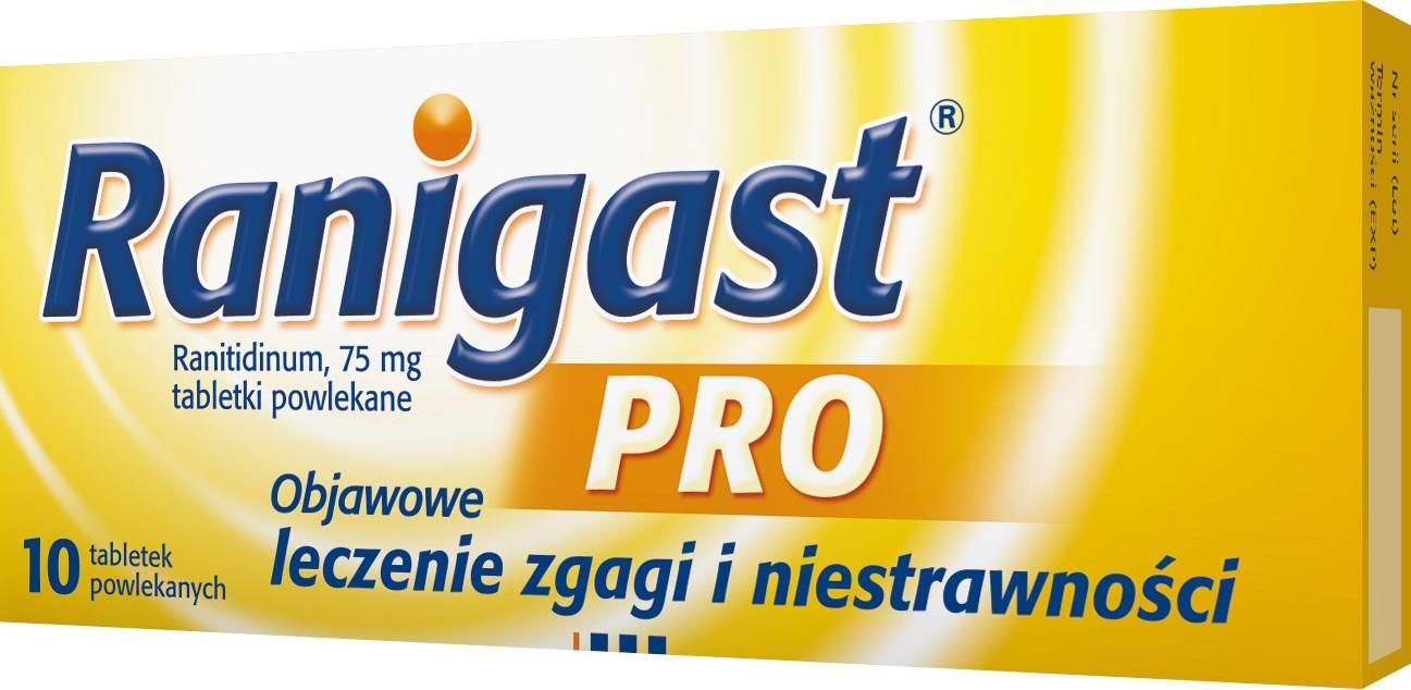 Ranigast PRO 75 mg x 10 tabl. powl. - Opinie i ceny na Ceneo.pl