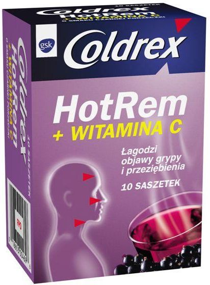 Coldrex Hotrem Czarna Porzeczka 10 Szt - Opinie i ceny na Ceneo.pl
