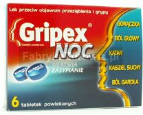 Gripex Noc 6 tabletek - Opinie i ceny na Ceneo.pl