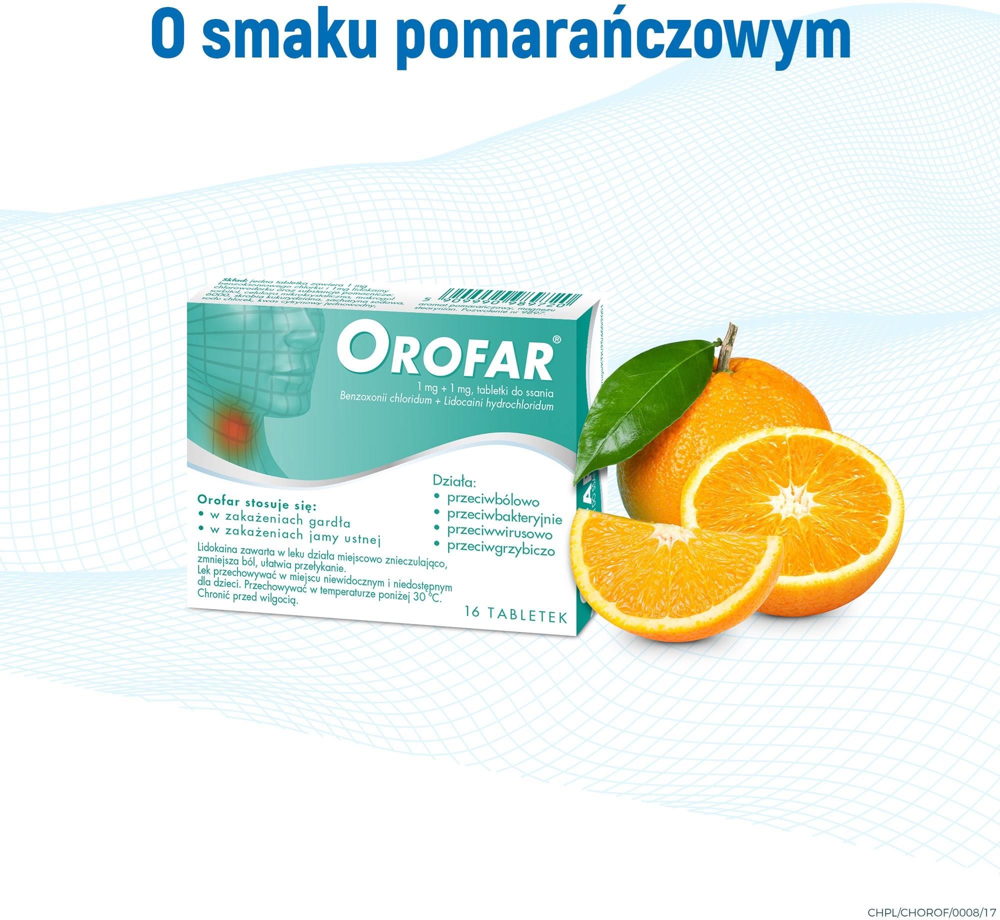 Orofar Total Action 1mg + 1mg 16 tabletek do ssania - Opinie i ceny na ...