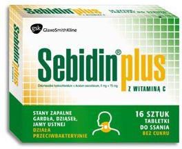 Sebidin Plus 16 tabl do ssania - Opinie i ceny na Ceneo.pl