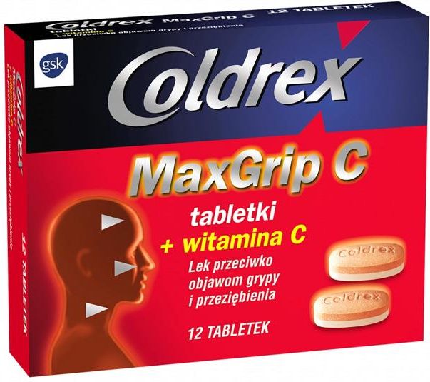 Coldrex Maxgrip C 12 tabl - Opinie i ceny na Ceneo.pl