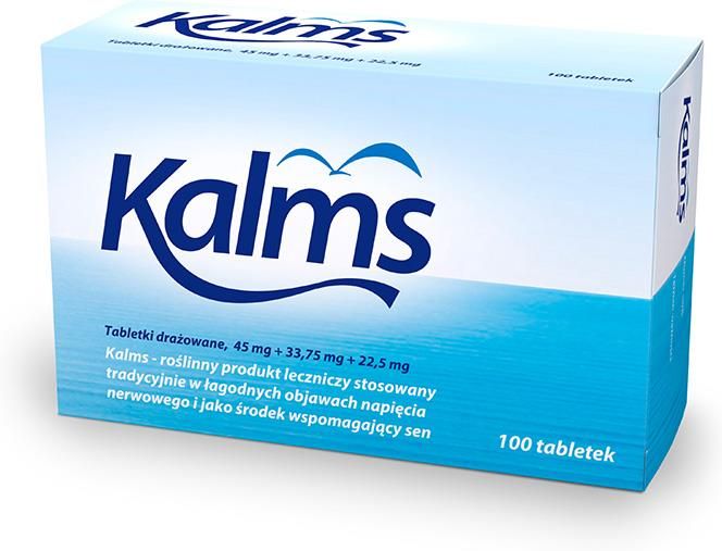 Lek na układ nerwowy Kalms, 100 tabletek - Opinie i ceny na Ceneo.pl
